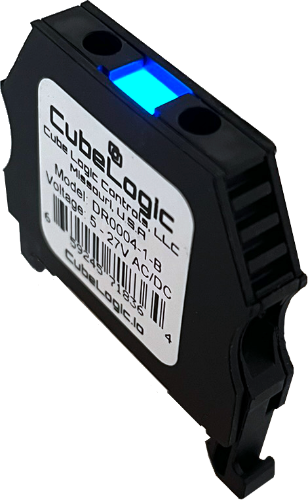 DIN Rail Indicator Light - Pilot - EVOLUTION SERIES BLUE LED – Cube ...
