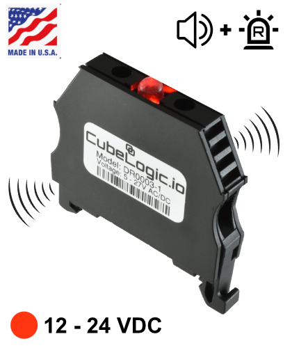 DIN Rail Buzzer Audio Indicator - Beeper - Horn - Siren - With Light ...