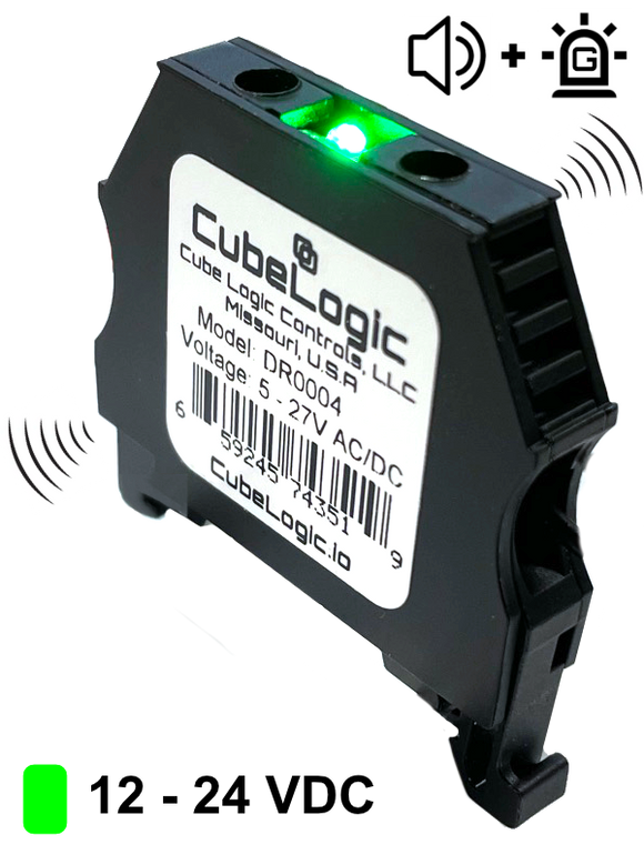 DIN Rail Buzzer Audio Indicator - Beeper - Horn - Siren - With Light ...
