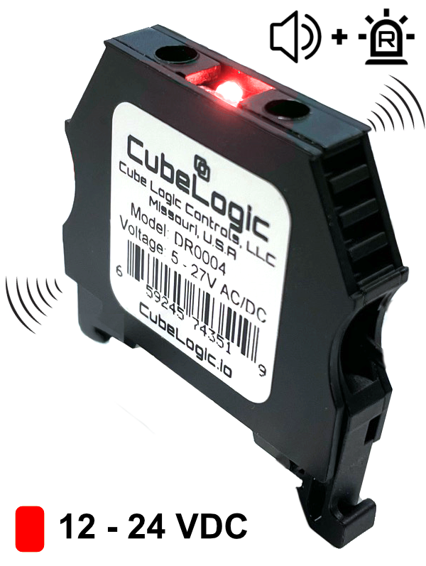 DIN Rail Buzzer Audio Indicator - Beeper - Horn - Siren - With Light ...